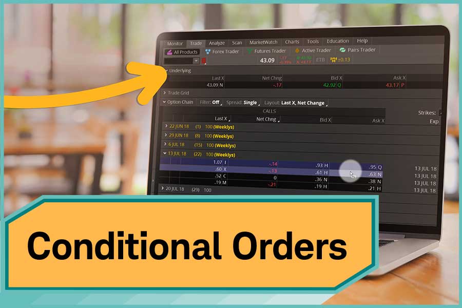 Conditional Orders On Thinkorswim® Desktop Charles Schwab