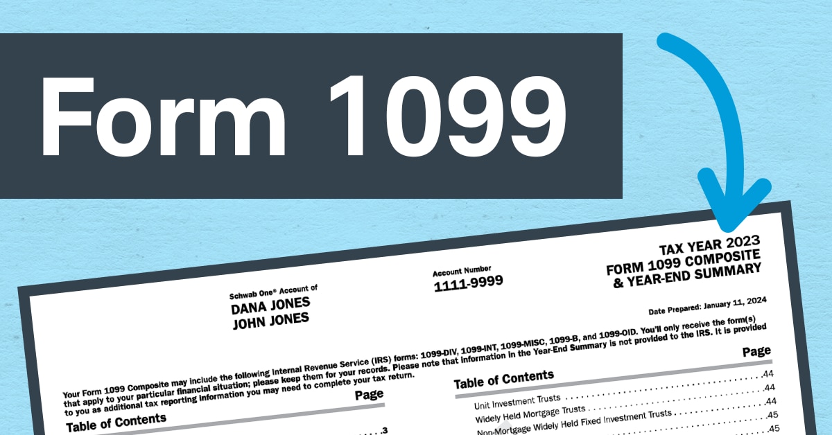 How to Read Your Brokerage 1099 Form | Charles Schwab
