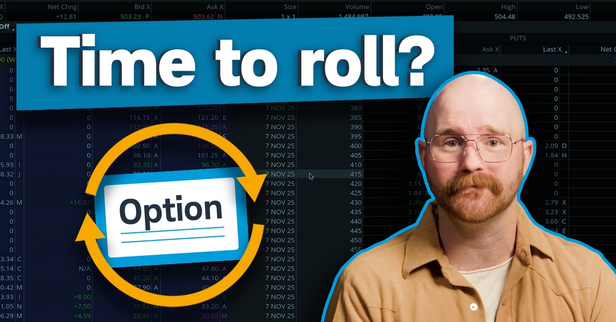 When Should I Roll My Options Trades? | Charles Schwab