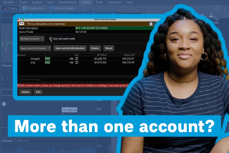 Managing Multiple Accounts In Thinkorswim® Accounts Charles Schwab